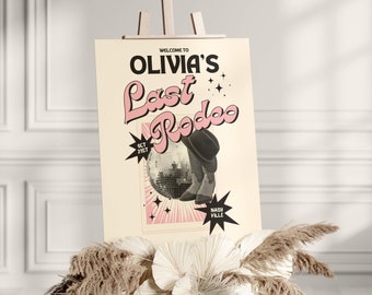 Bachelorette Last Rodeo Sign - Etsy