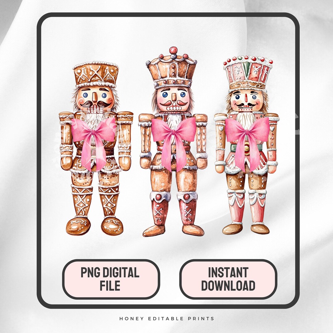 Coquette Nutcracker PNG Clipart: Christmas Sublimation (digital ...