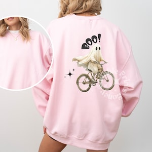 Ghost Riding Bicycle Png File, Halloween Spooky Season, Cute Halloween ...