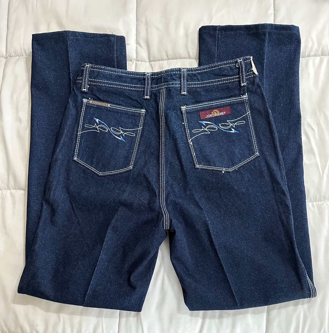 Vintage Jordache Jeans High Rise Made in USA Horse Head 80s Dark Size ...