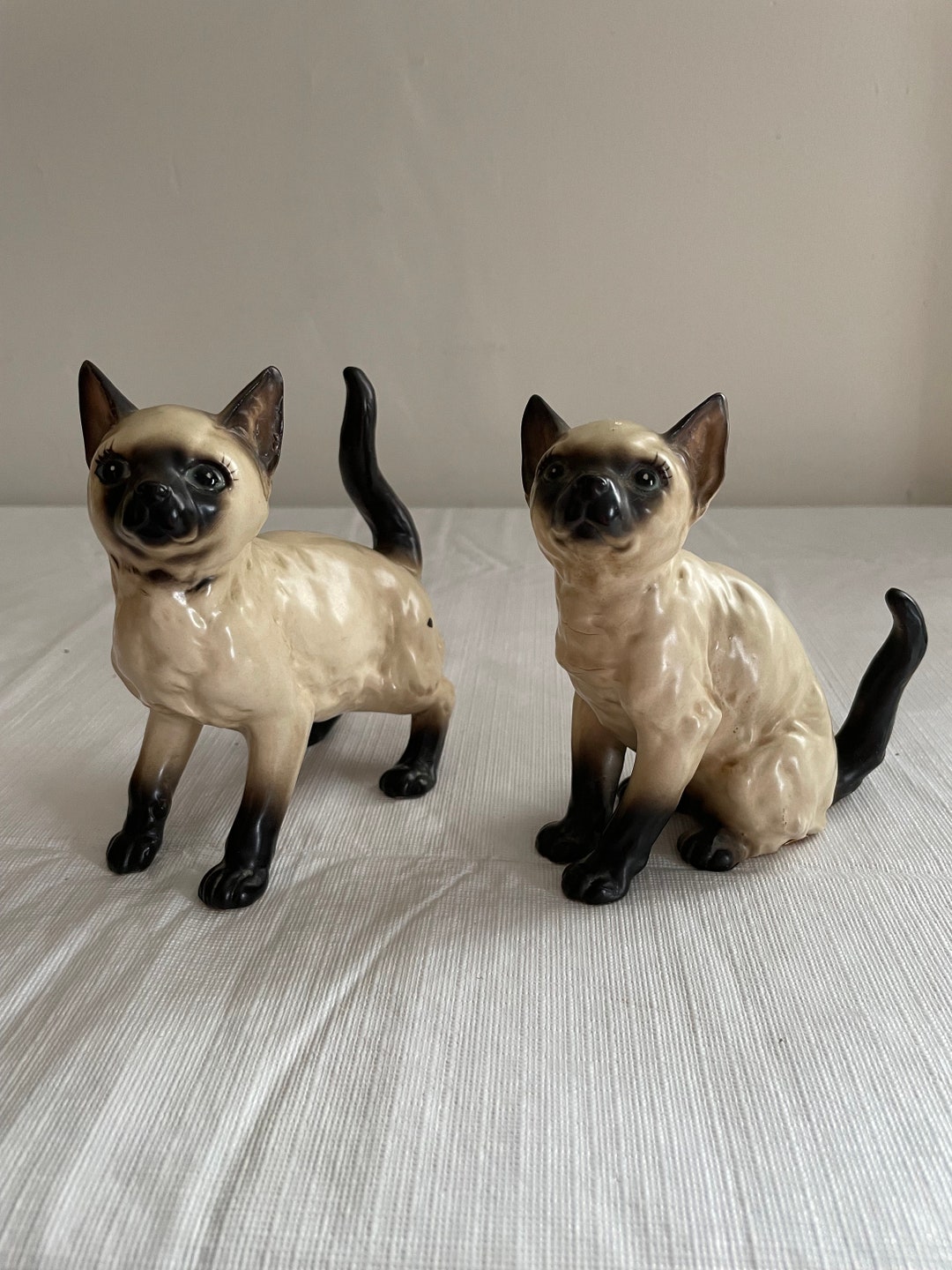 Vintage Lefton Siamese Cats - Etsy