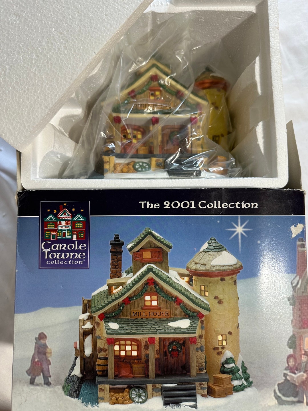 Carole Towne 2001 Collection the Mill House Lighted Christmas Village ...