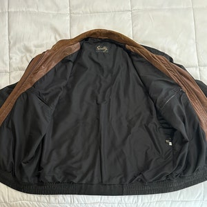 Scully Aviator's Featherlite Leather Bomber Jacket - Size 2XT - Etsy
