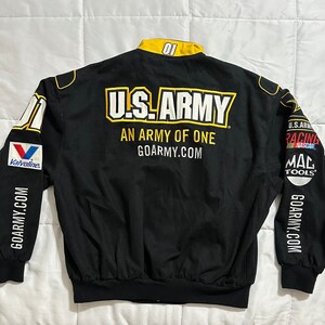 Vintage US Army 1 JH Design Nascar Racing Jacket Reversible - Size XL ...