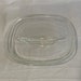 Vintage Pyrex Replacement Clear Glass Square Lid Featuring a Fin Design ...