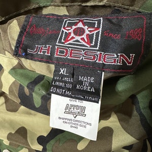 Vintage US Army 1 JH Design Nascar Racing Jacket Reversible - Size XL ...