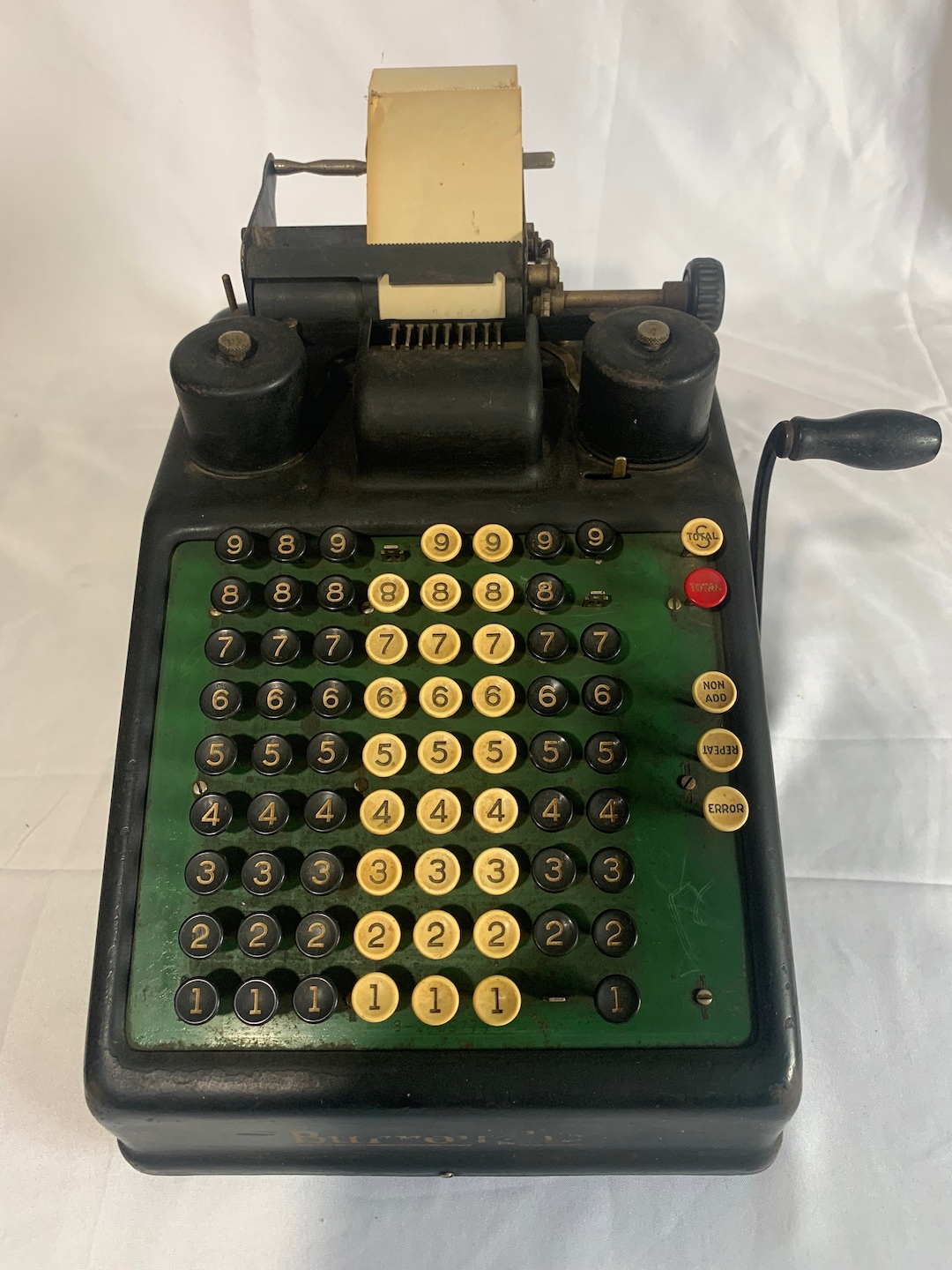 Antique 1920s Burroughs Adding Accounting Machine. Tested Works. - Etsy