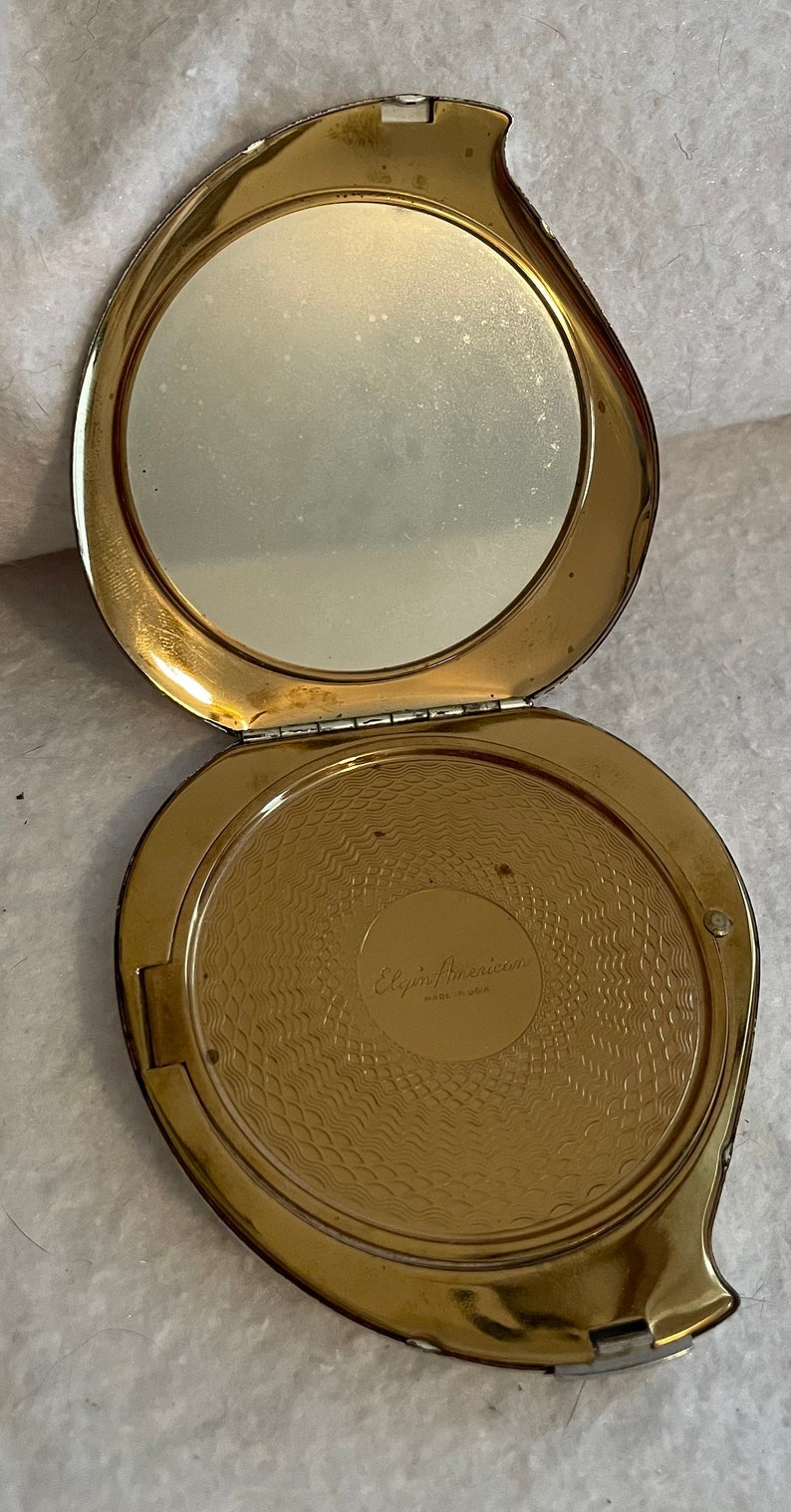 Vintage Elgin American Powder Compact - Etsy