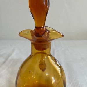 Vintage Rainbow Amber Glass Cruet With Stopper - Etsy