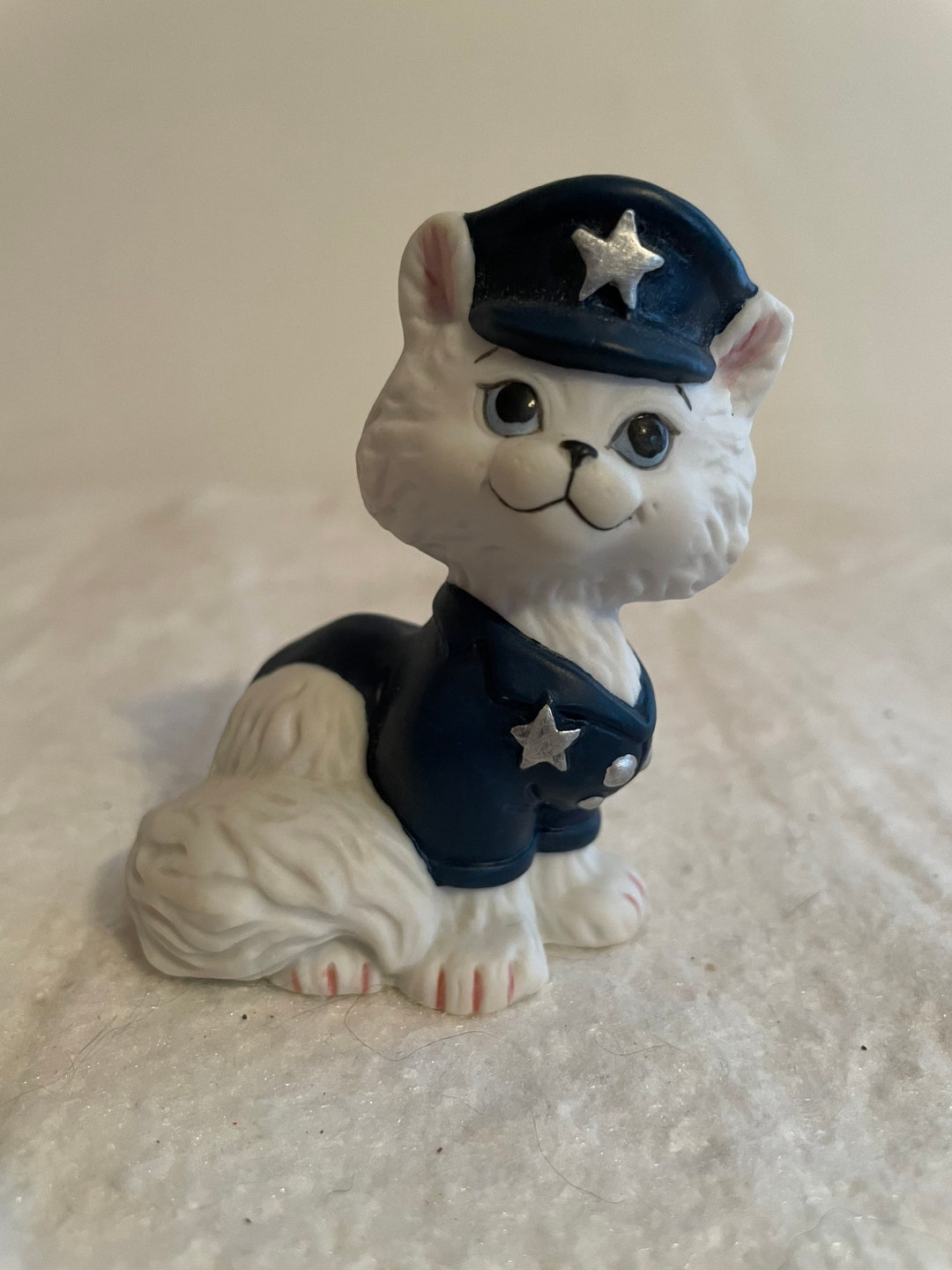 Vintage Kathy Wise Enesco Police Cat 1988 - Etsy