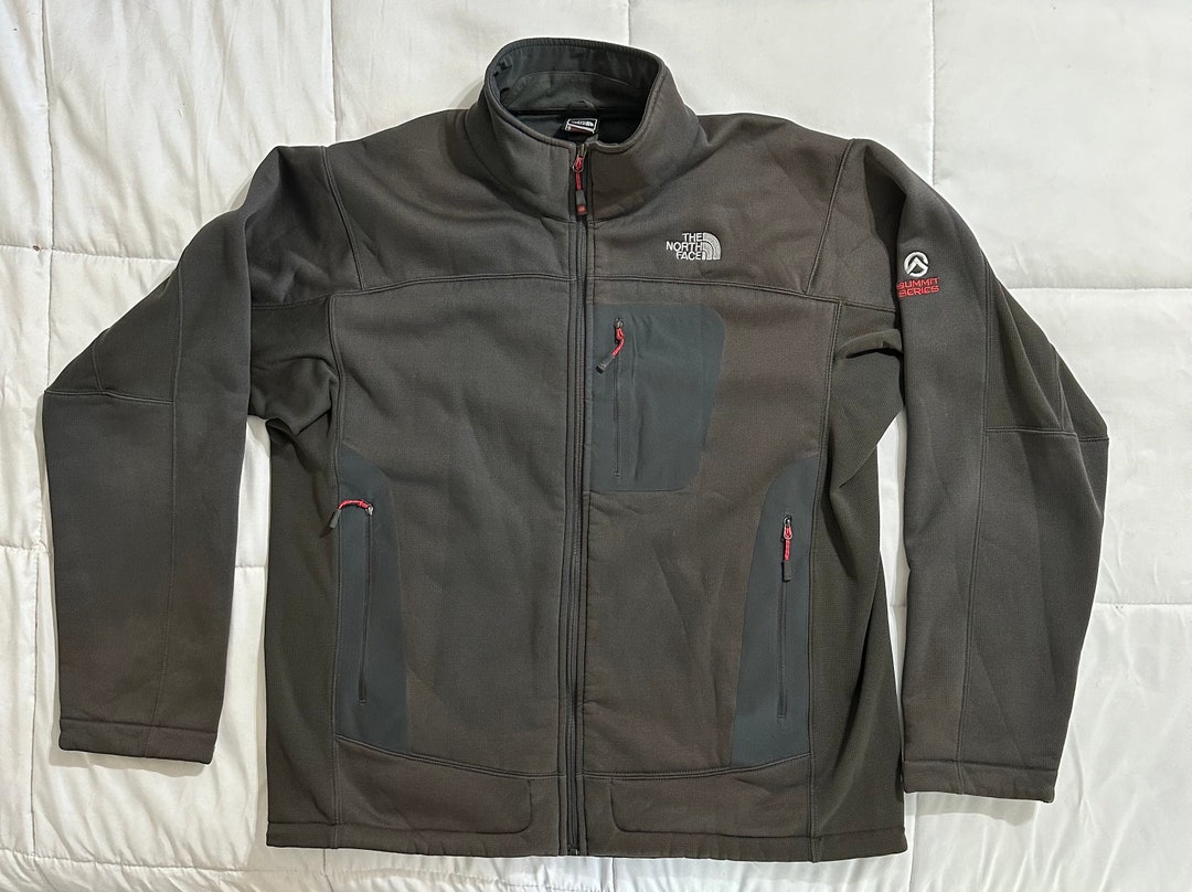 The North Face Summit Series Fleece Lined Black Soft Shell Jacket Men's ...