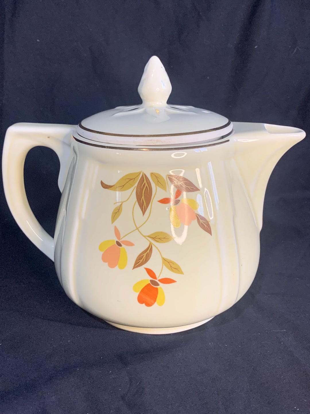Jewel Tea Autumn Leaf Hall China 5 Cup Coffee Pot With Lid - Etsy