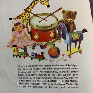 Disney’s Rudolph the Red Nosed Reindeer by Robert L May - a Little ...