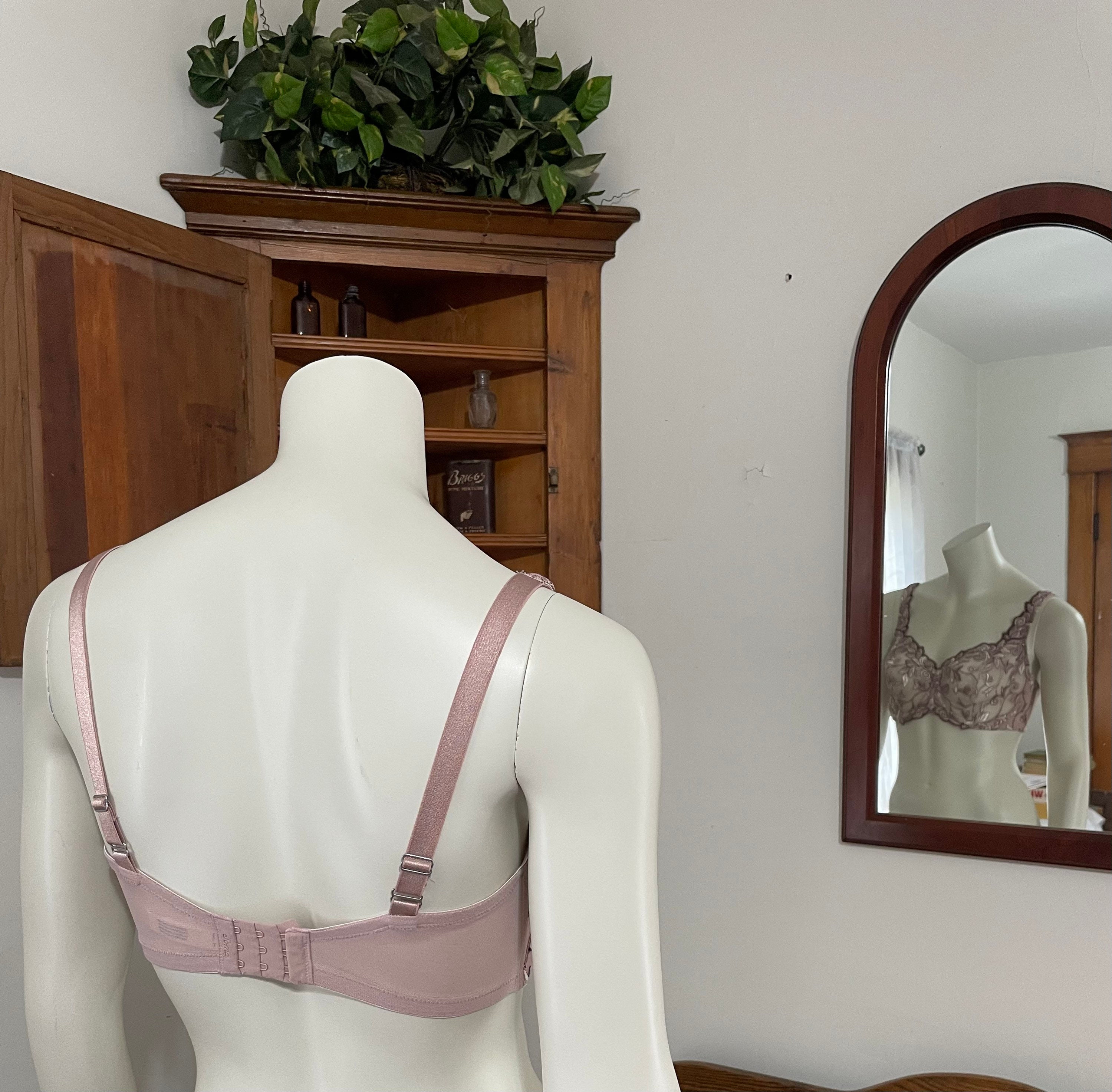 Soma Sensual Lace Unlined Sheer Pink Floral Underwire Bra - Etsy