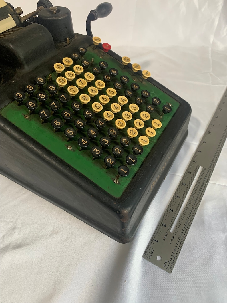 Antique 1920s Burroughs Adding Accounting Machine. Tested Works. - Etsy