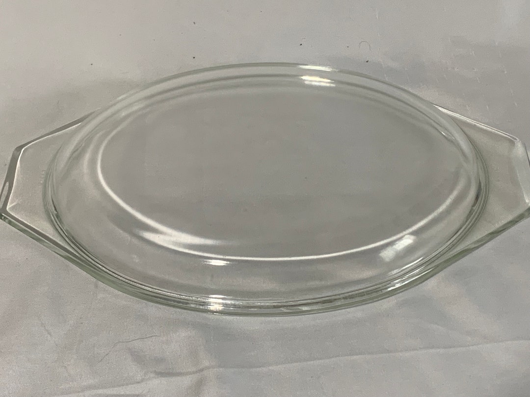 Vintage Pyrex Replacement Clear Glass Oval Lids - 3 Different Sizes to ...