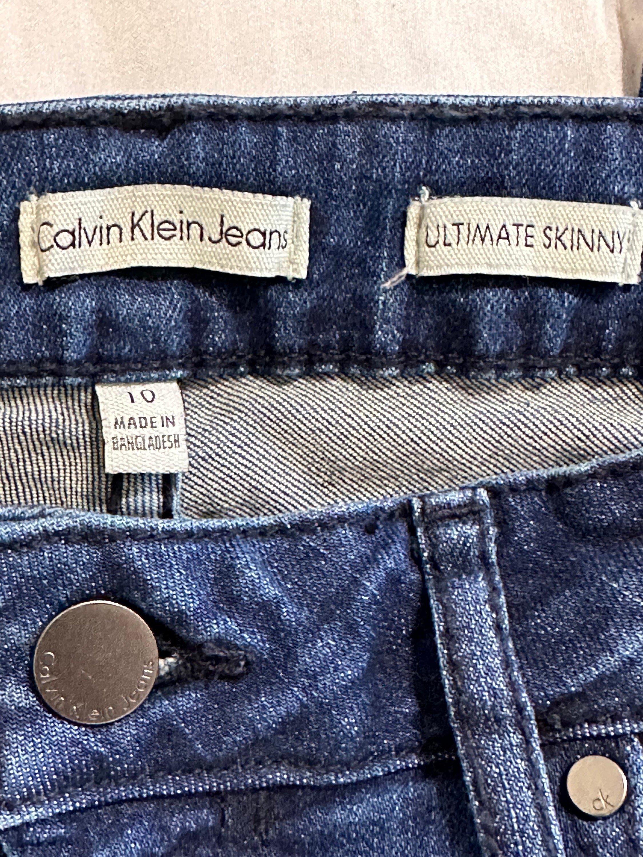 Calvin Klein the Ultimate Skinny Jeans Size 10 NWT Etsy
