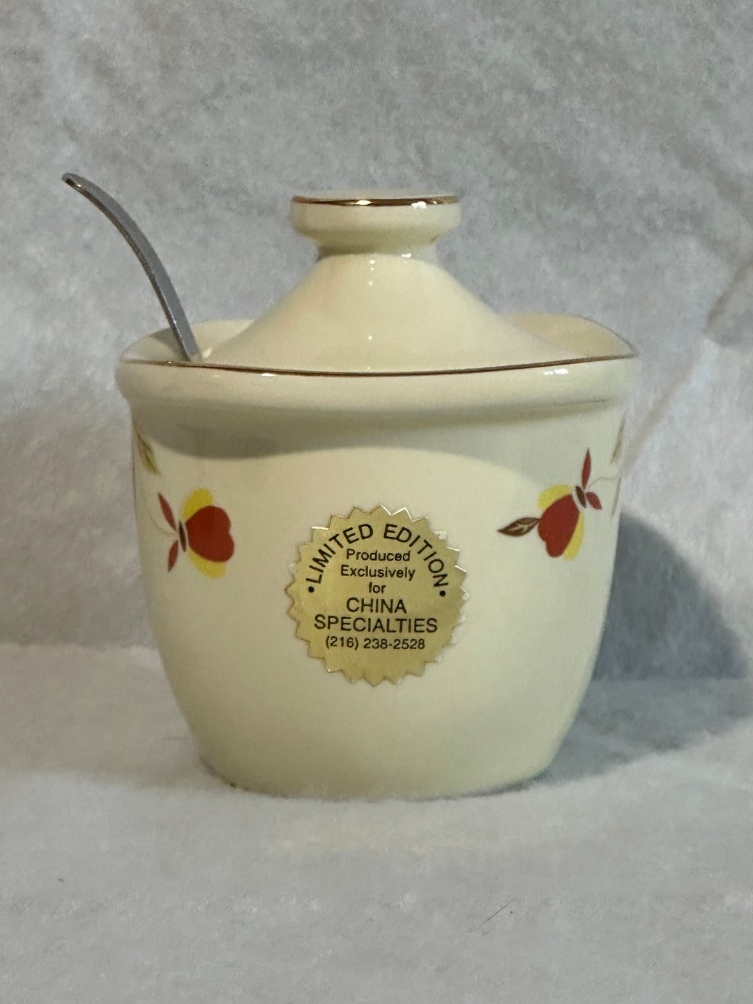 Hall Autumn Leaf Condiment Jar NALCC 1992 Limited Edition - Etsy