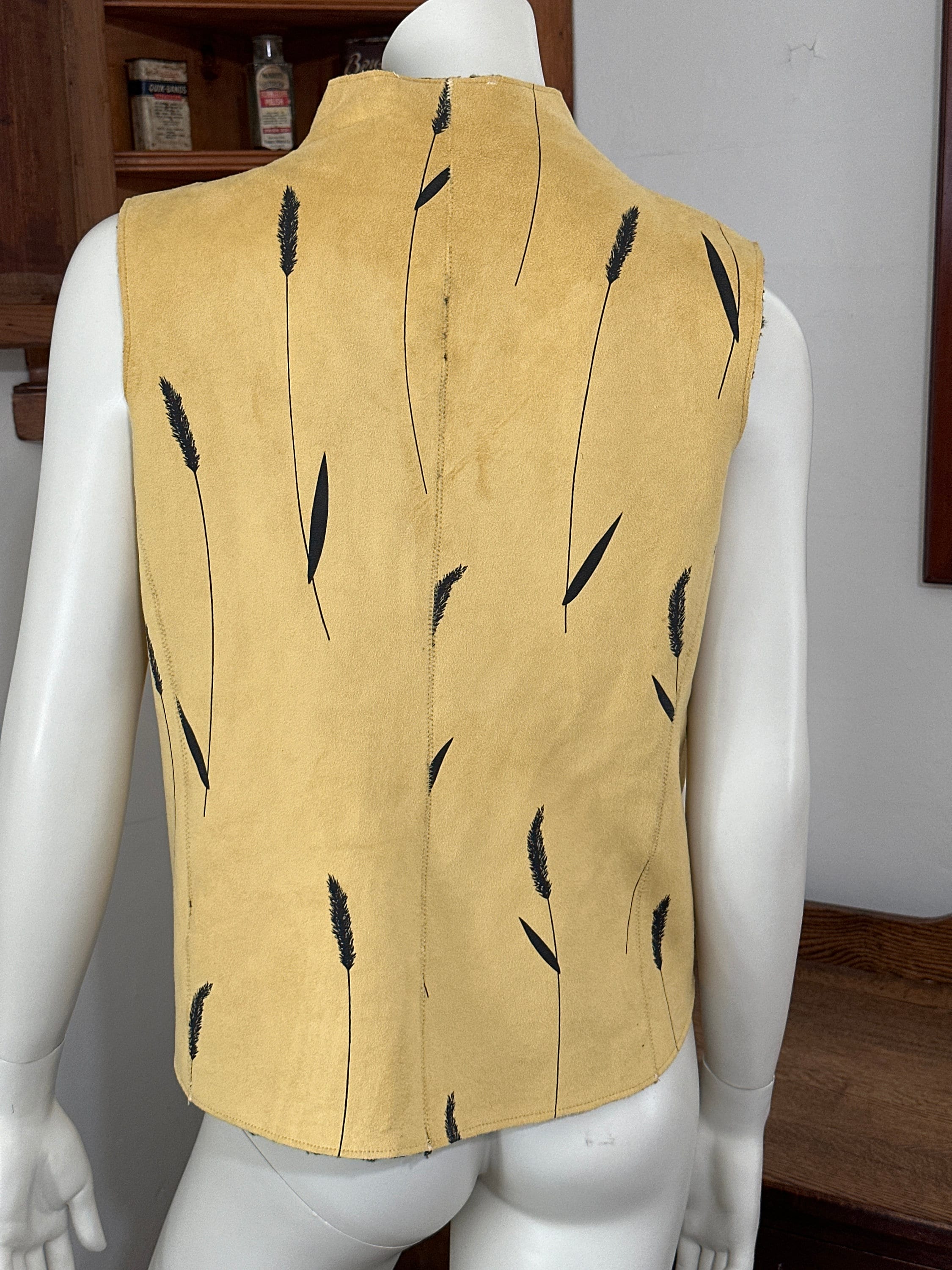 Robert Kitchen Faux Suede Faux Fur Lined Women's Vest Size - Etsy