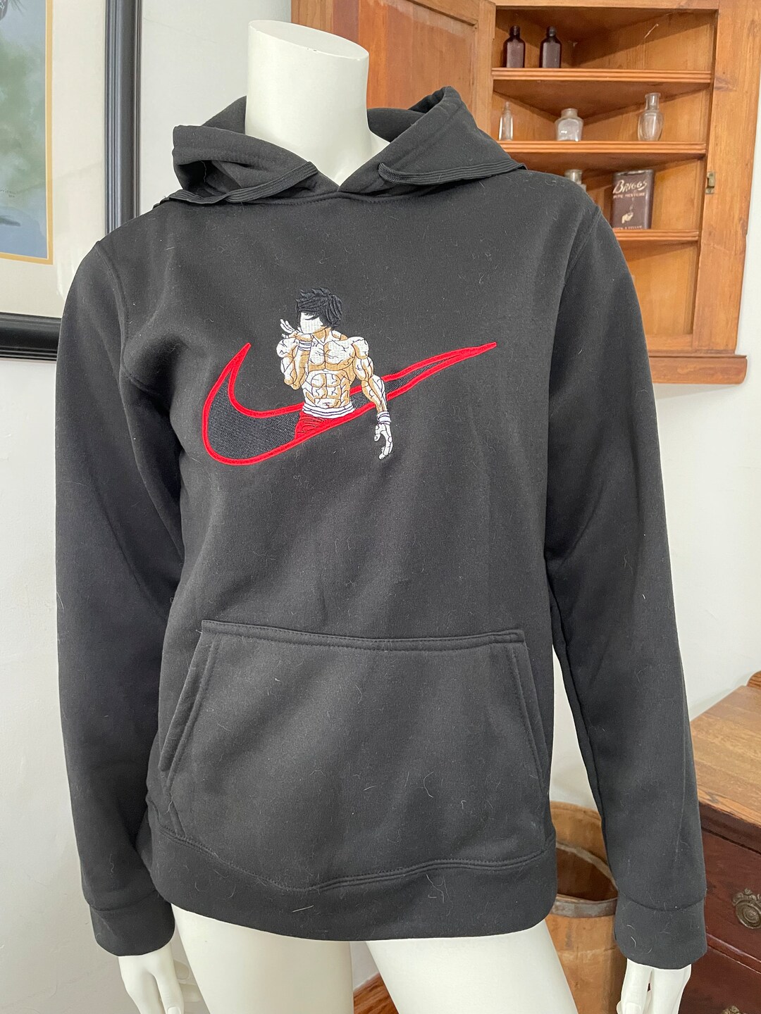 Limited Baki the Grappler Hanma X Embroidered Anime Hoodie - Etsy