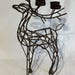 Vintage Wrought Iron Reindeer 5 Votive Candle Holder Sculpture 17” - Etsy