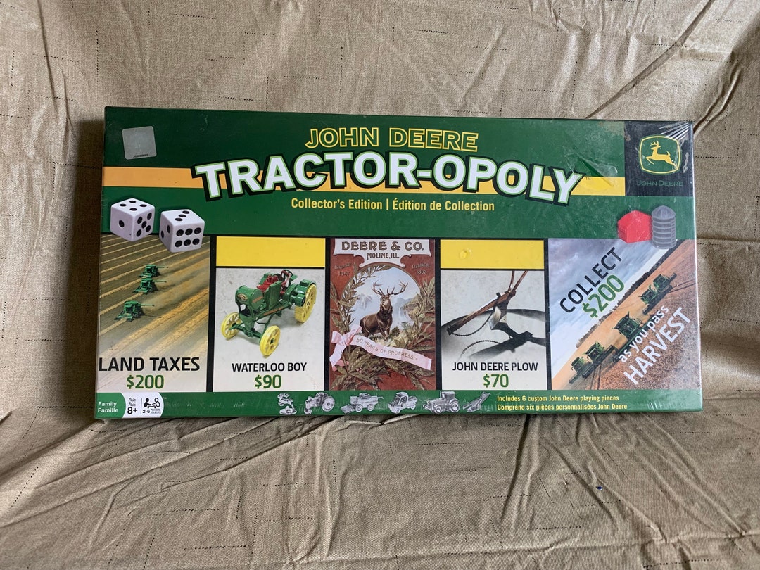 John Deere Tractor-opoly. Monopoly John Deere Collector’s Edition. New ...