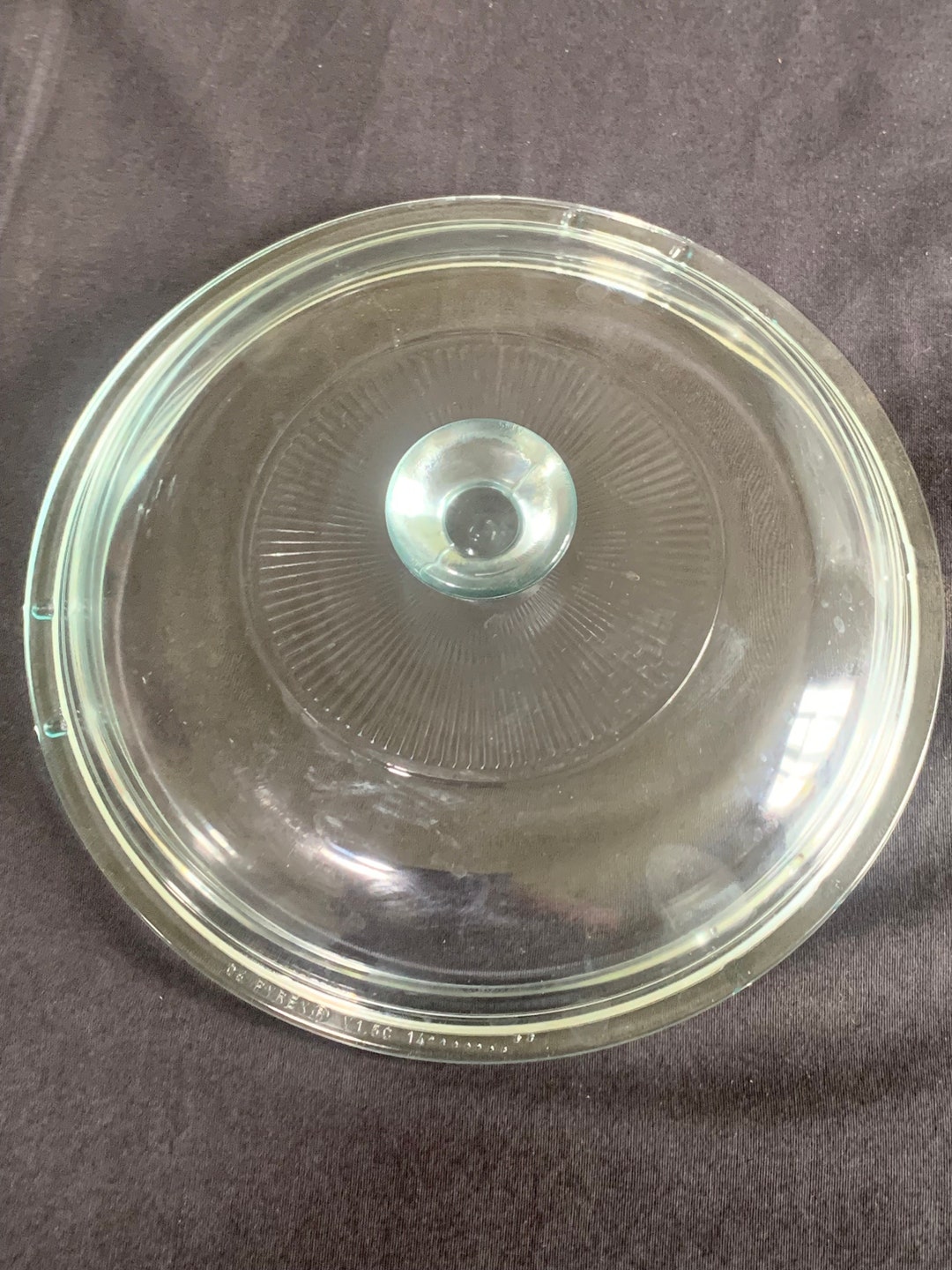 Vintage Pyrex Replacement Clear Round Glass Lid V1.5C Fits 7 Round ...