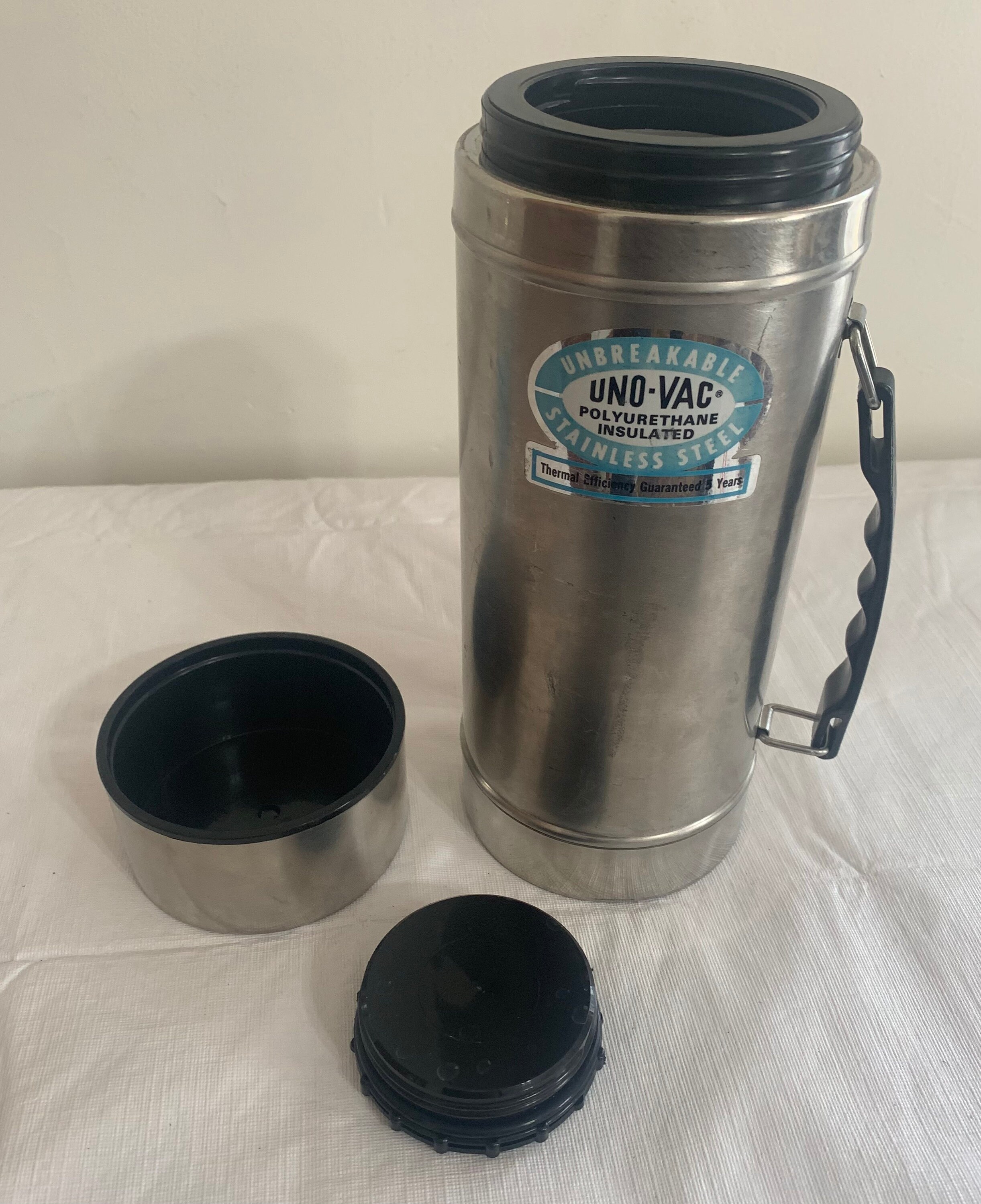 Uno-vac, Thermos, With Lid, Wide Mouth, Food Jar, Insulated, 1970s ...