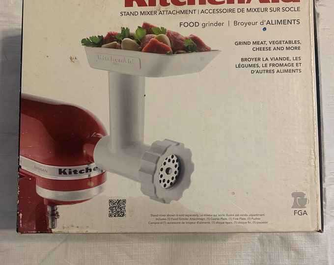 Kitchenaid Food Grinder Stand Mixer Attachment. in Box With Original ...