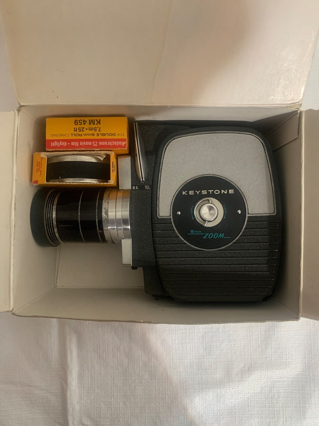 Rare Vintage Keystone Zoom 8mm Movie Camera W/ 2 Film Reels. - Etsy