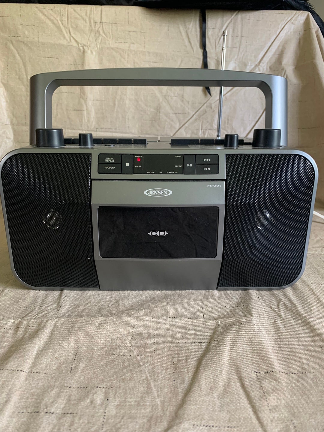 Jensen MCR-1500 Portable Stereo CD Player and Dual Cassette Player - Etsy