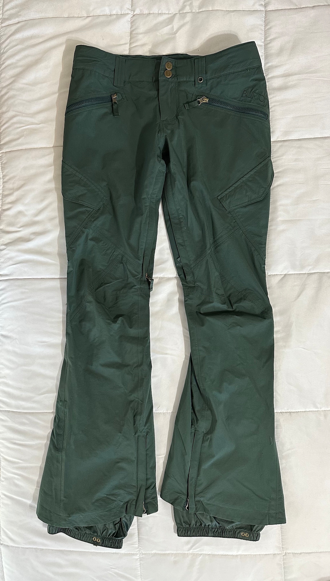 Burton Dry Ride Forest Green Snow Snowboard/ Ski Pants - Women’s Size M ...