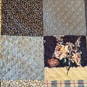 Vintage Hand Made Block Quilt With Prairie Point Boarders - Etsy