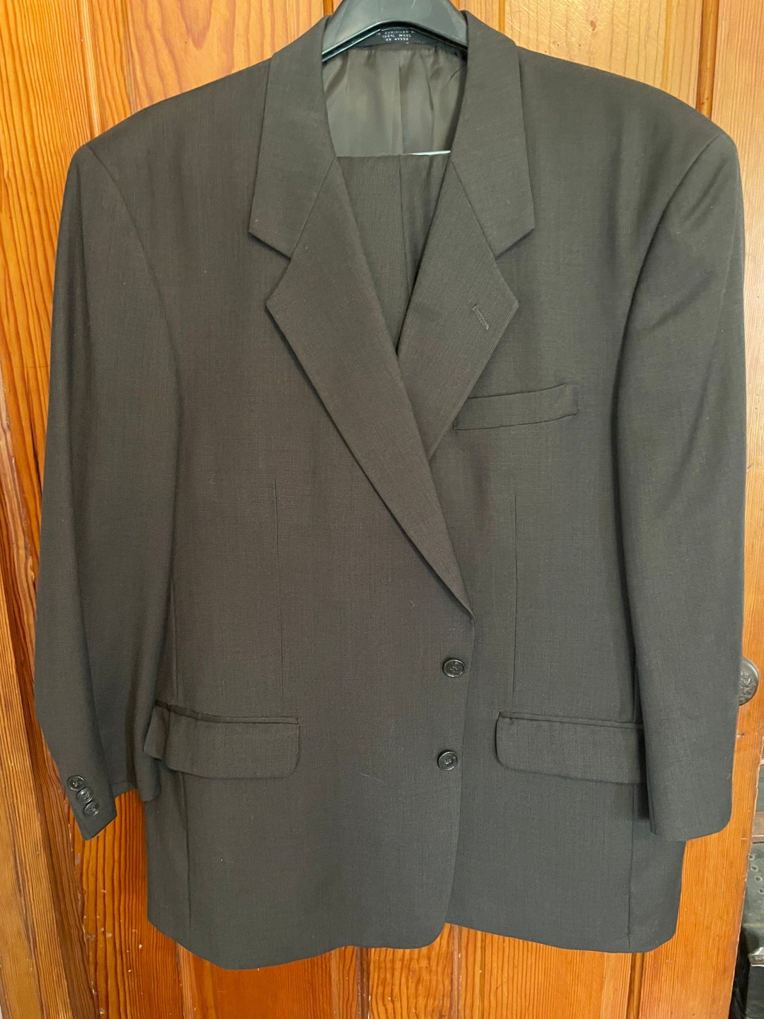 Vintage Jones New York Men's Suit 48R W44 - Etsy