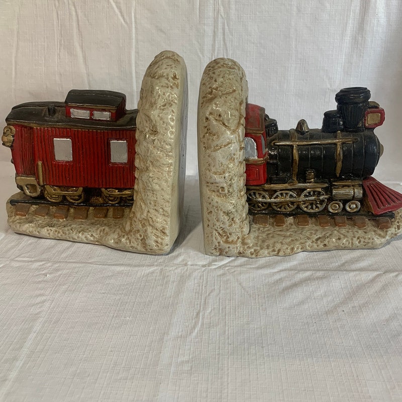 Train Bookends - Etsy