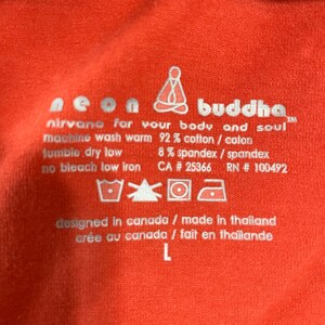 Vintage Neon Buddha Jacket - Size L - Etsy