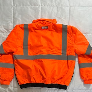 Body Guard Safety Gear Fluorescent Orange Coat Men’s Size L - Etsy