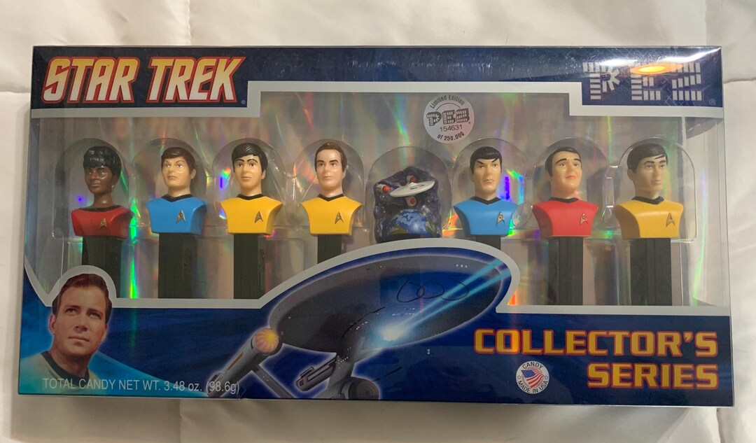 Vintage Limited Edition Star Trek Collector’s Series Pez Dispensers Set ...
