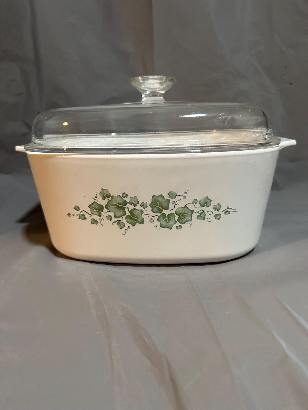 Vintage 80’s Corning Callaway Ivy 5 Liter Dutch Oven Casserole Dish ...