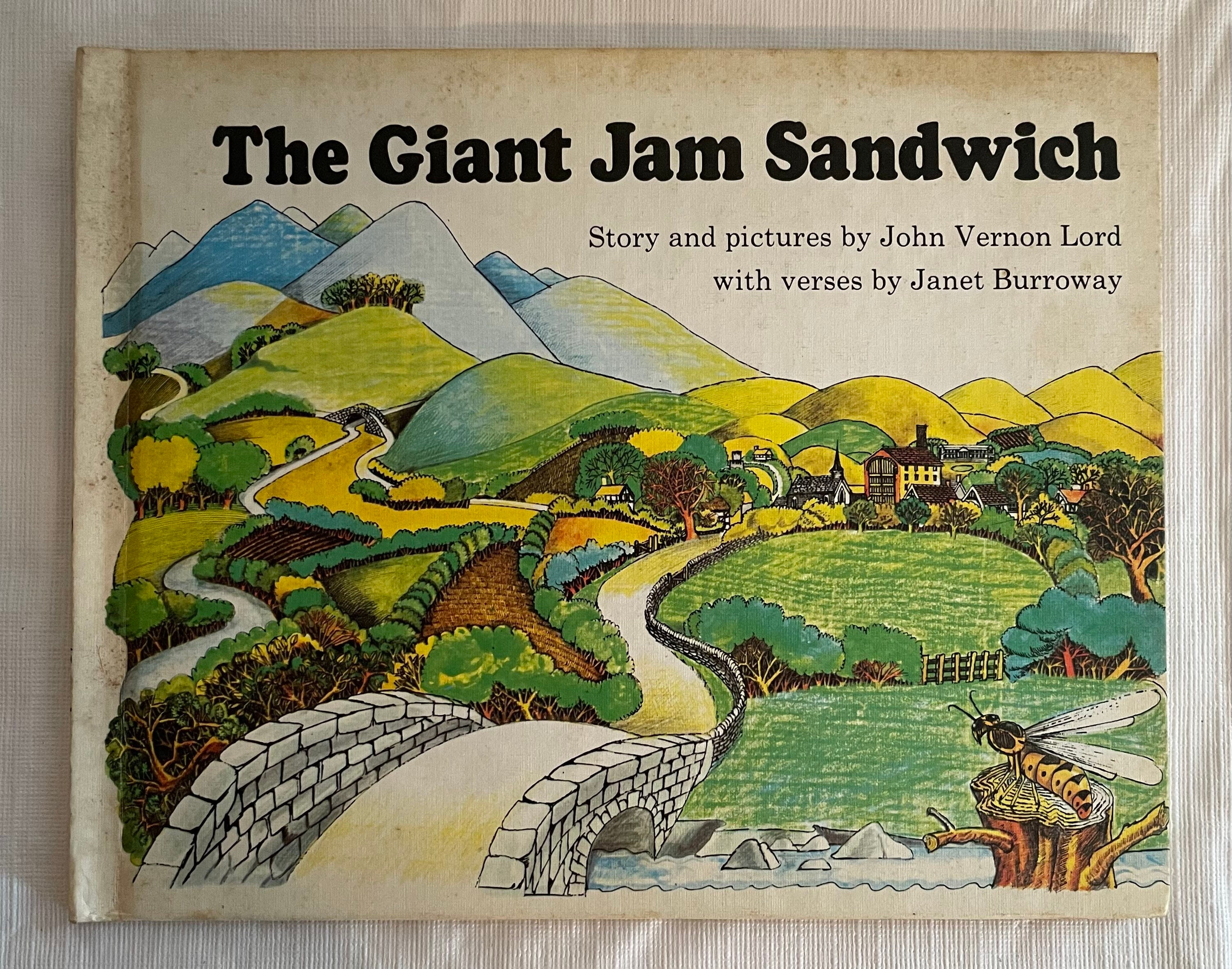 The Giant Jam Sandwich by John Vernon Loyd 1972 Weekly Reader - Etsy