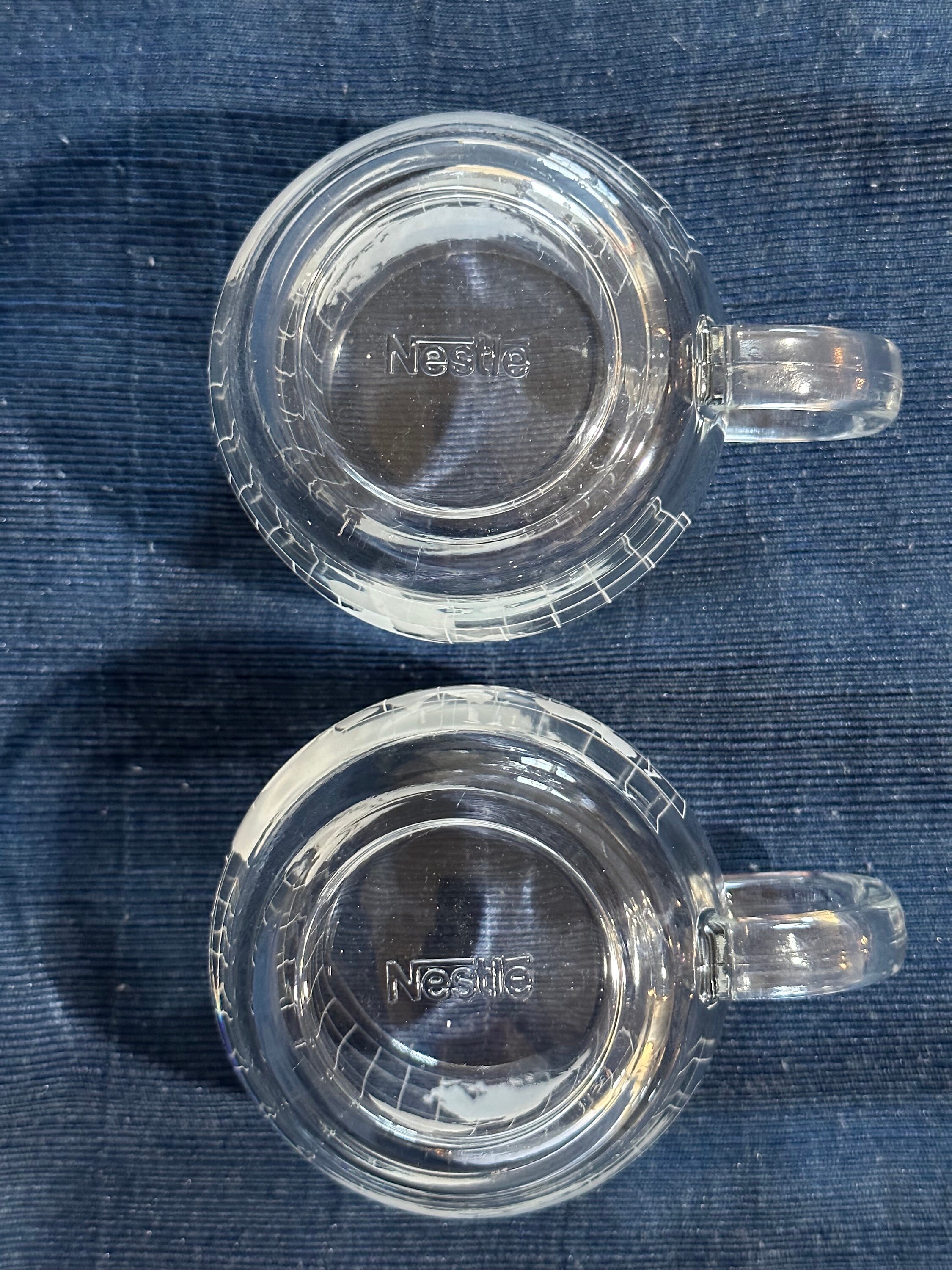 Nestle 1970s World Map Globe Etched Glass 8oz Mug - Set of 2 - Etsy