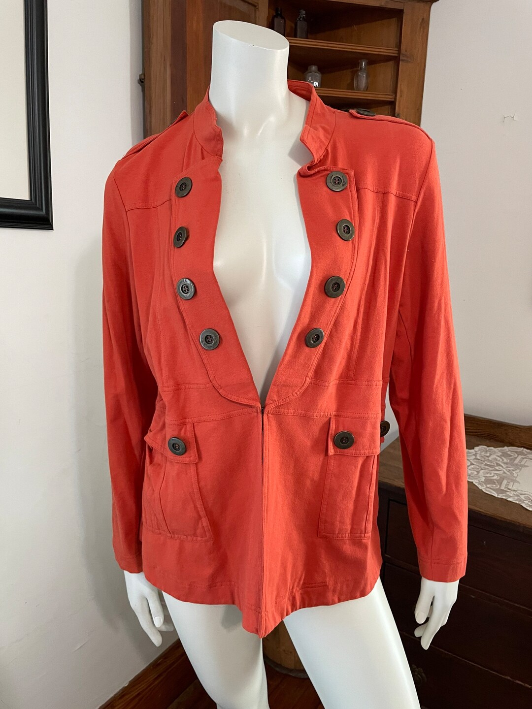 Vintage Neon Buddha Jacket - Size L - Etsy