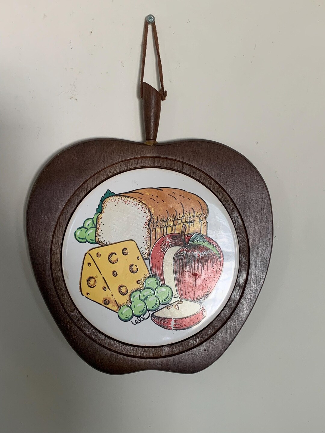 Vintage Fred Press Mid-century Fruit Sere Wood Tray/cheese Board Set ...