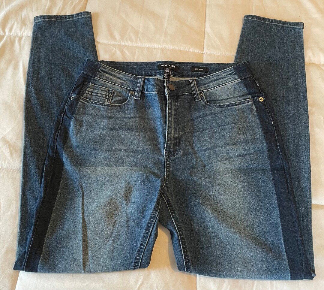 Kenneth Cole Jess Skinny Blue Jeans Size 8 - Like New - Etsy