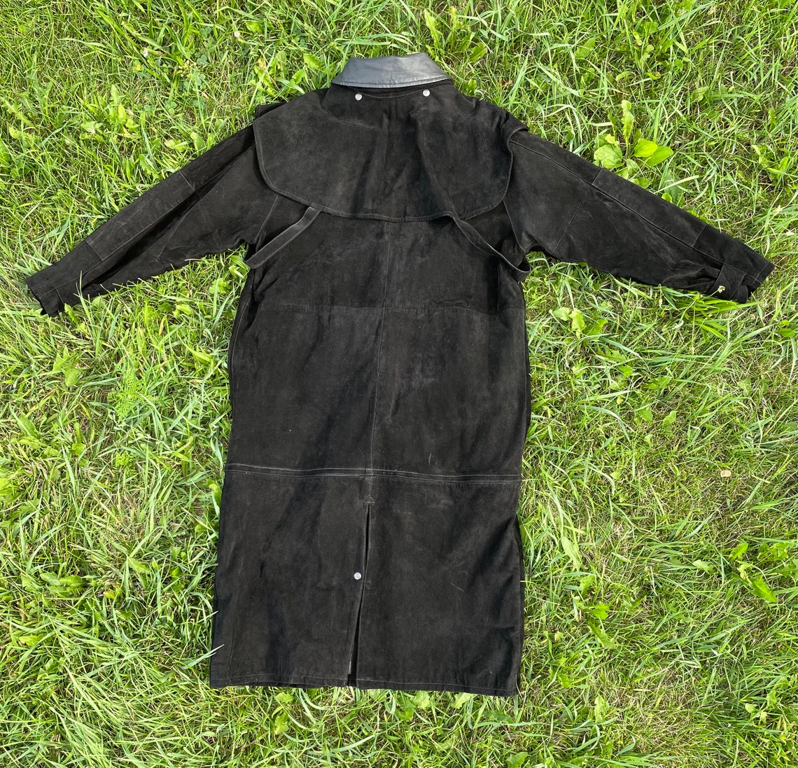 Vintage Scully Leather Suede Duster Coat 42R - Etsy