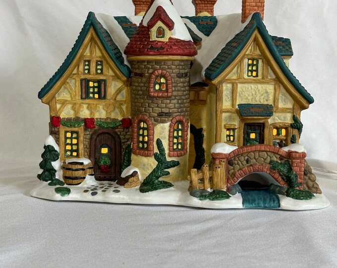 Carole Towne 2001 Collection the Dalton House Lighted Christmas Village ...
