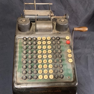 Antique 1920’s Burroughs Adding Accounting Machine. - Etsy