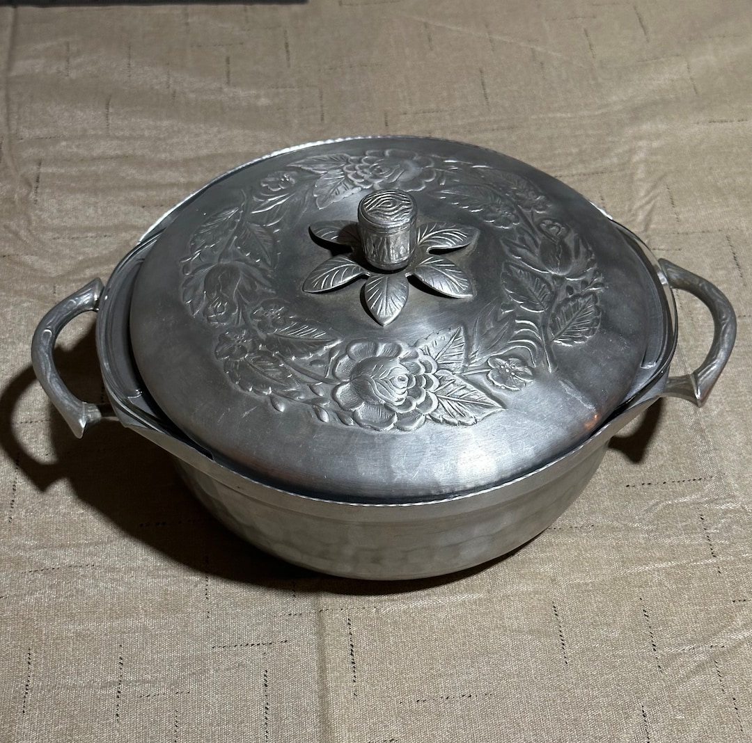 Vintage Everlast Forged Aluminum Covered Casserole Dish With Original ...