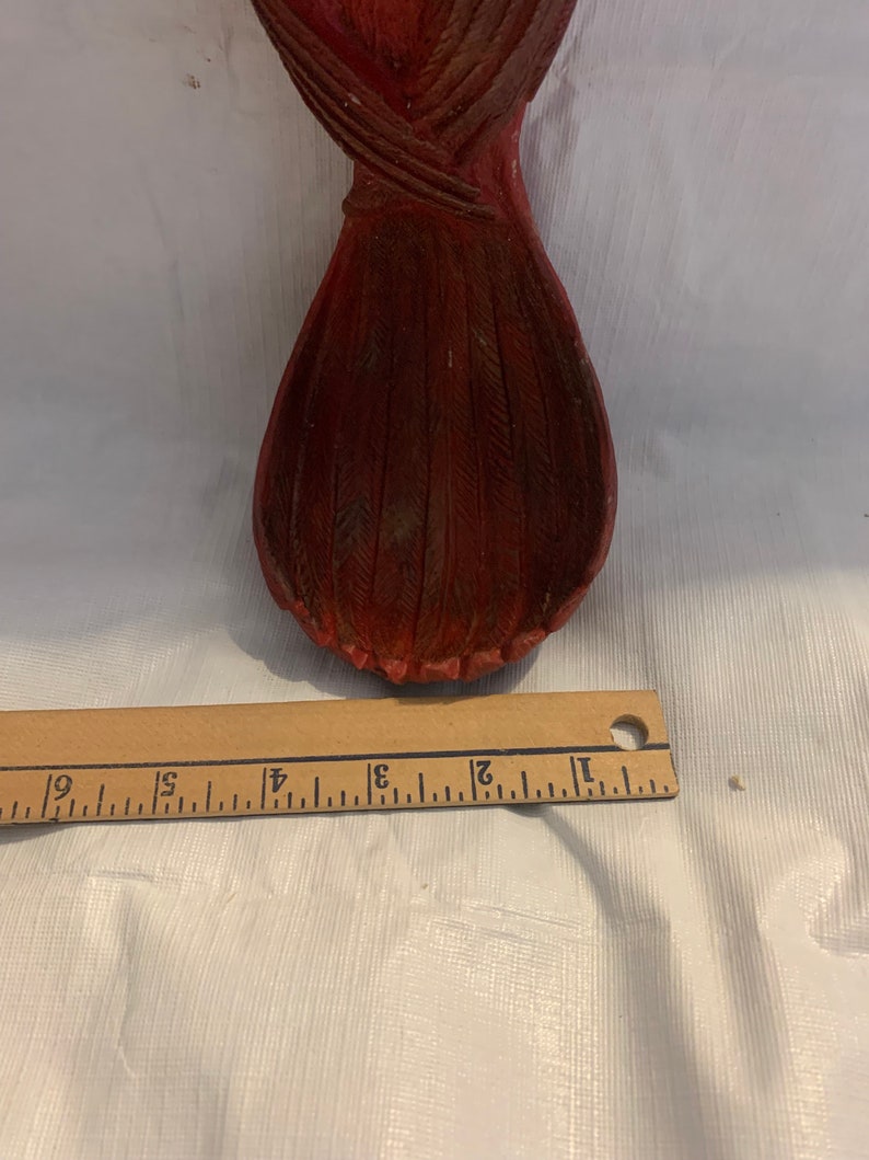 Male Cardinal Resin Bird Feeder - Etsy