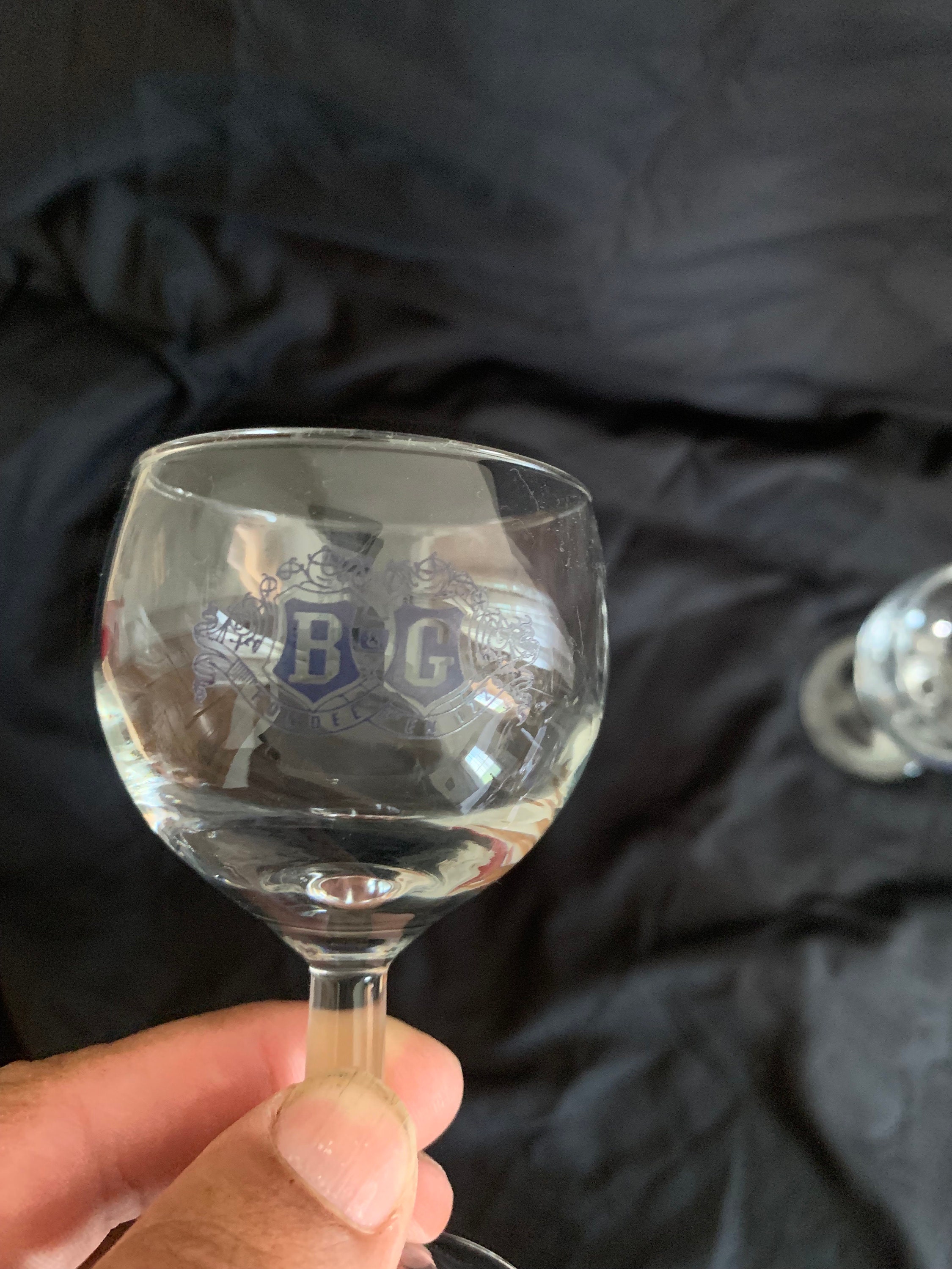 Vintage B&G (barton and Guestier) Fondee En 1755 Brandy Wine Stemmed ...